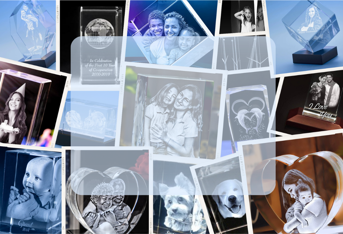 Custom 3D Laser Engraved Crystals | Design Your Own 3D Crystal ...